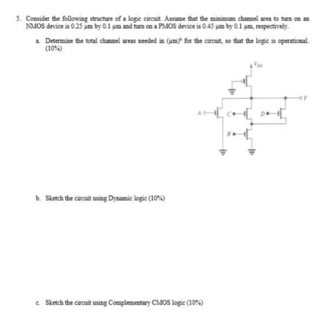 Solved Consider The Following Structure Of A Logic Circuit