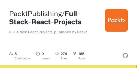 Github Packtpublishingfull Stack React Projects Full Stack React Projects Published By Packt