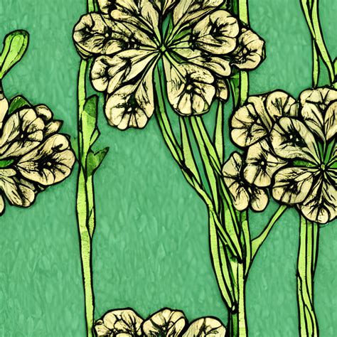 Seamless Digital Pattern Pack Watercolor Shamrocks · Creative Fabrica