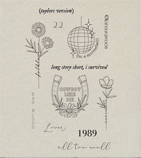 Tattoos Taylor Swift Artofit