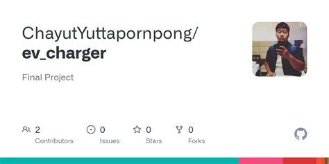 Github Chayutyuttapornpongevcharger Final Project