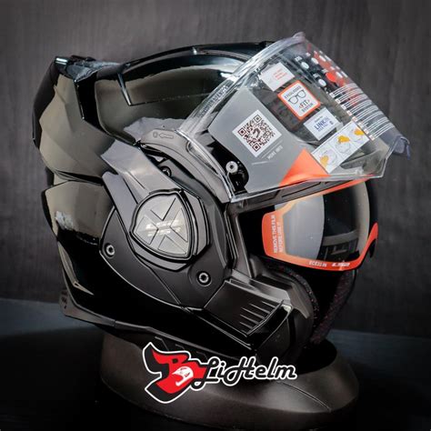 Jual Ls2 Helm Ff901 Advant X Solid Black Glossy Advant Modular