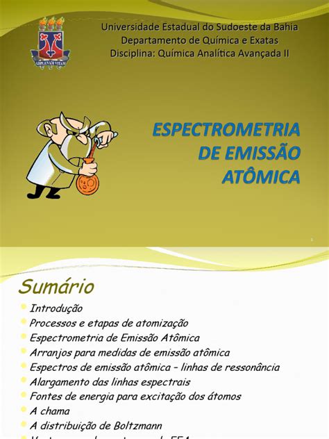 Espectrometria De Emissão Atômica Avançada Pdf Plasma Física Átomos
