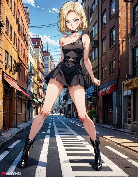 Android 18 Street By Davesdx On Deviantart