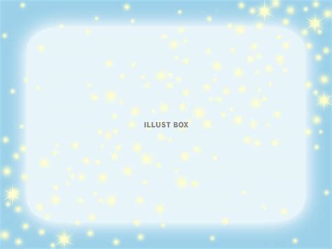 無料イラスト 星空の壁紙フレーム、キラキラ輝く背景素材