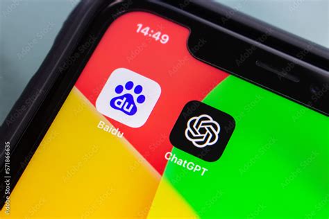 Vancouver Canada Feb 15 2023 Baidu And Chatgpt Icons Seen In An Iphone Baidu Inc