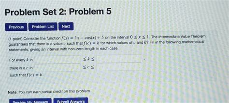 Solved Problem Set 2 Problem 5 Previous Problem List Next