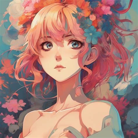 KREA AI Create A Vibrant Image Of A Confident Anime Woman