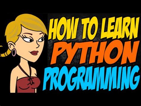 How To Learn Python Programming YouTube