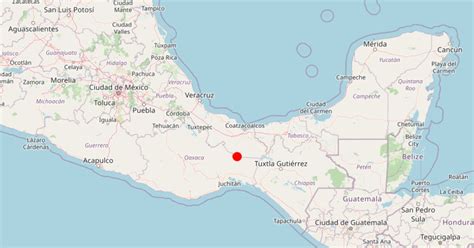 Se Registró Un Sismo Con Epicentro En Matías Romero Oaxaca De 40 De