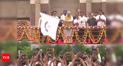 Amit Shah Flags Off Run For Unity In Delhi Delhi News Times Of India