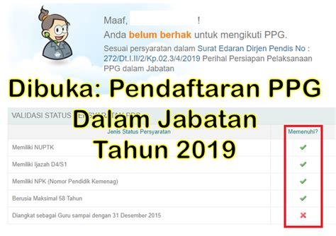 Dibuka Pendaftaran PPG Dalam Jabatan Tahun OPPMI