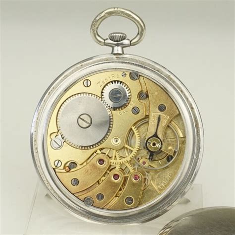 Working Zentra Art Deco Swiss Pocket Watch Mens No F Gem