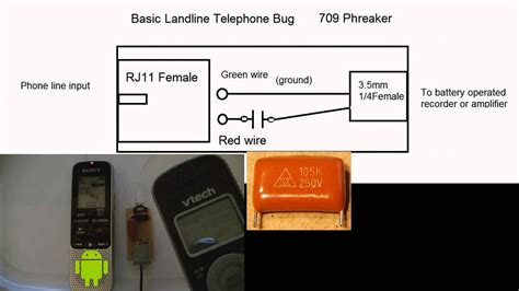 landline phone bug wire tapping youtube