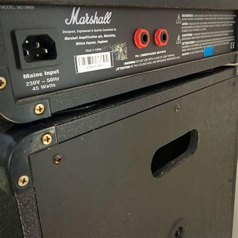 Marshall Mg15msii Micro Stack Hobbies And Toys Music And Media Music