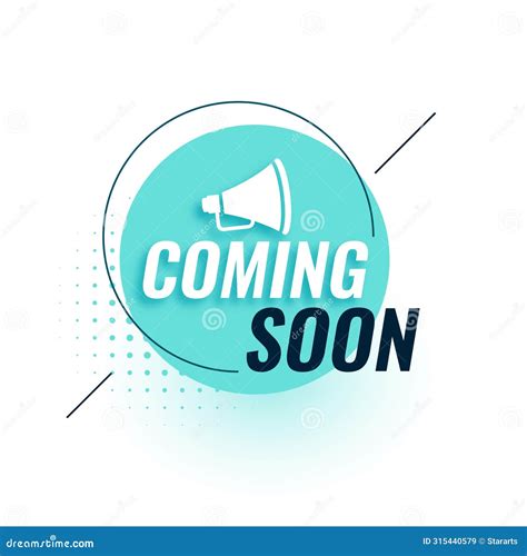 Modern Coming Soon Web Teaser Template For Advertisement Stock Vector Illustration Of Soon