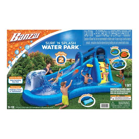 Banzai Inflatable Water Parks In Water Slides