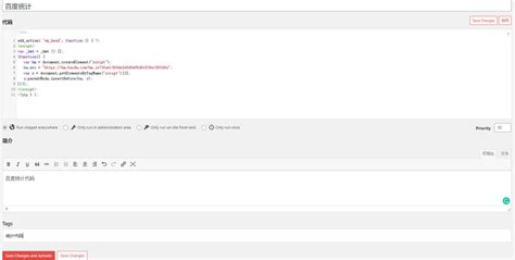 Code Snippets教程 最好用的WordPress网站自定义代码管理插件 自由超