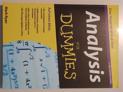 Analysis für Dummies Kaufen auf Ricardo