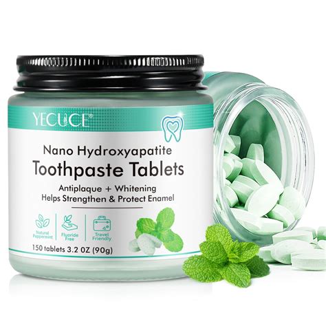 150 Tablets Chewable Toothpaste Tsf6 Tablets Sensitive Toothpaste Tablets Peppermint Flavored
