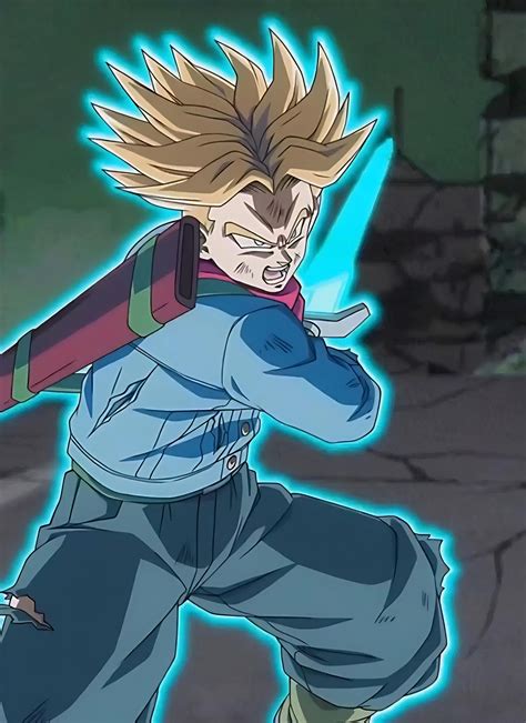 Ssrage Trunks Attacking With Ki Sword By Johnny120588 On Deviantart