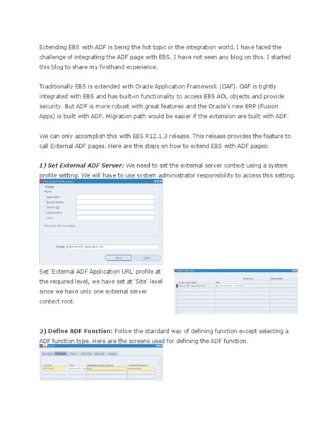 Adf Ebs Integration Pdf Digital Technology Areas Of Computer Science