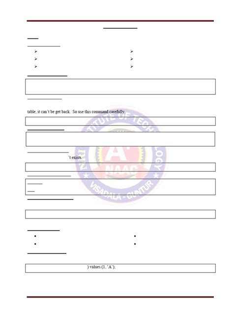 Dbmslab Pdf Trigonometric Functions Databases