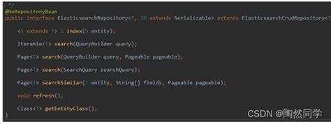 Elasticsearch Spring Data Elasticsearch
