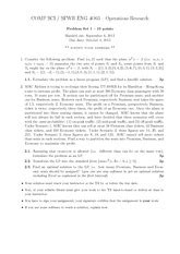 COMP SCI 4003 Problem Set 1 COMP SCI SFWR ENG 4O03 Operations
