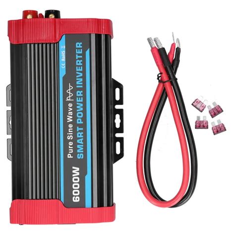Power Inverter Pure Sine Wave 6000w Peak 12v To 110v120v For