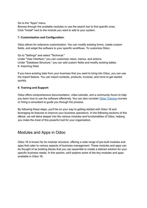 Mastering Odoo 16 A Comprehensive Guide Pdf