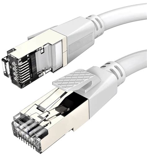 Fedus Cat Ethernet Cable Meter Feet Pure Bare Copper Double Shielded Outdoor Indoor