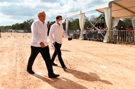 Amlo Supervisa El Tren Maya Y Presume “buena Relación” Con Vila
