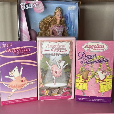 Angelina Ballerina Vhs Bundle From The British Depop