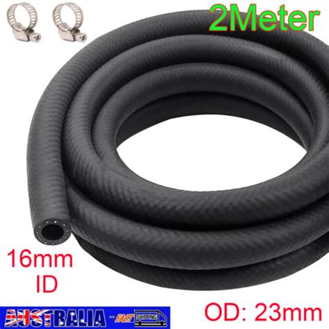 An10 10an 5 8 Nitrile Rubber Braided Fuel Oil Gas Line Hose Pipe 2 Meters Black Ebay Australia