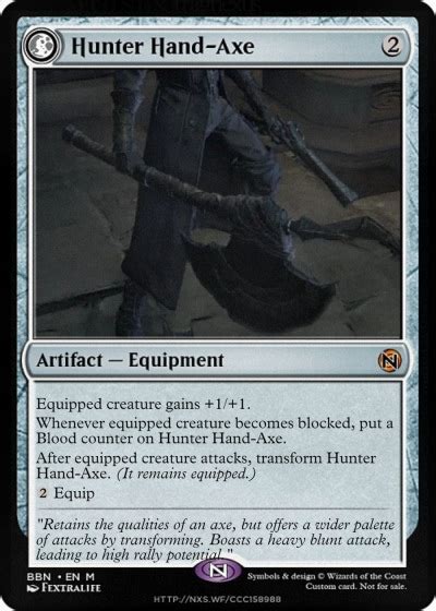 Mtgnexus Hunter Hand Axe Hunter Pole Axe