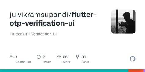 flutter otp verification ui pubspec yaml at main · julvikramsupandi