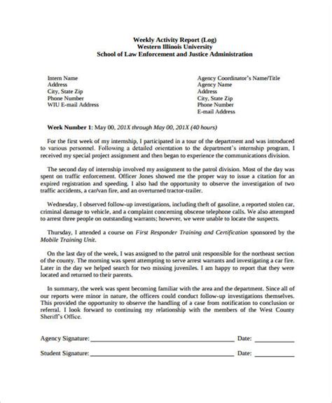 23 Activity Report Templates Free Word Pdf Format Download