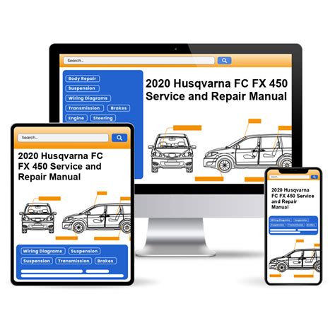 2020 Husqvarna Fc Fx 450 Service And Repair Manual
