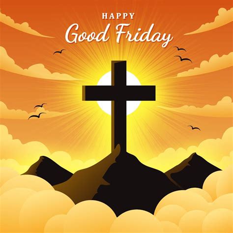 Happy Good Friday Vector Art Icons And Graphics For Free Download