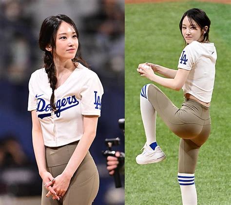 전종서 저 미녀는 누구 다저스 팬들도 놀란 크롭 레깅스 시구패션 스타와 패션