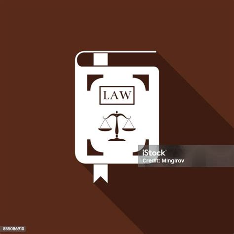 법률 책 법령 정의 아이콘 긴 그림자와 격리의 비늘으로도 서 평면 디자인입니다 벡터 일러스트 레이 션 0명에 대한 스톡 벡터 아트 및 기타 이미지 Istock
