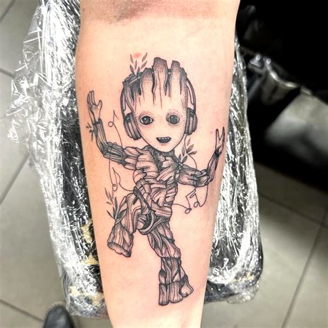 15 Unique And Striking Groot Tattoo Ideas For Fans
