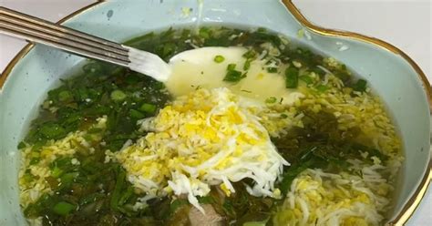 Классический зеленый борщ