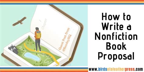 How To Write A Nonfiction Book Proposal Birds Of A Feather