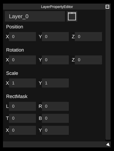 Layer Property Editor Synapserack
