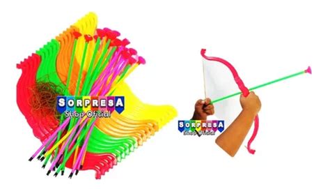 40 Arco Con Flecha Juguete Piñata Bolo Fiesta Cumple Premio Envío Gratis