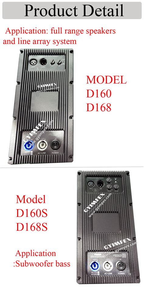 Dsp 1200w Amplifier Plate Module Pa Audio Class D Amplifier Board For