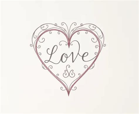 Cursive Heart Image Free Ai Generator Makepix