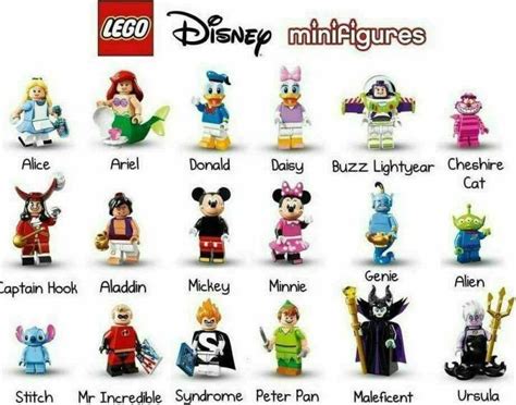 Lego 71012 Disney Cmf Minifigures Series 1 Hobbies And Toys Toys